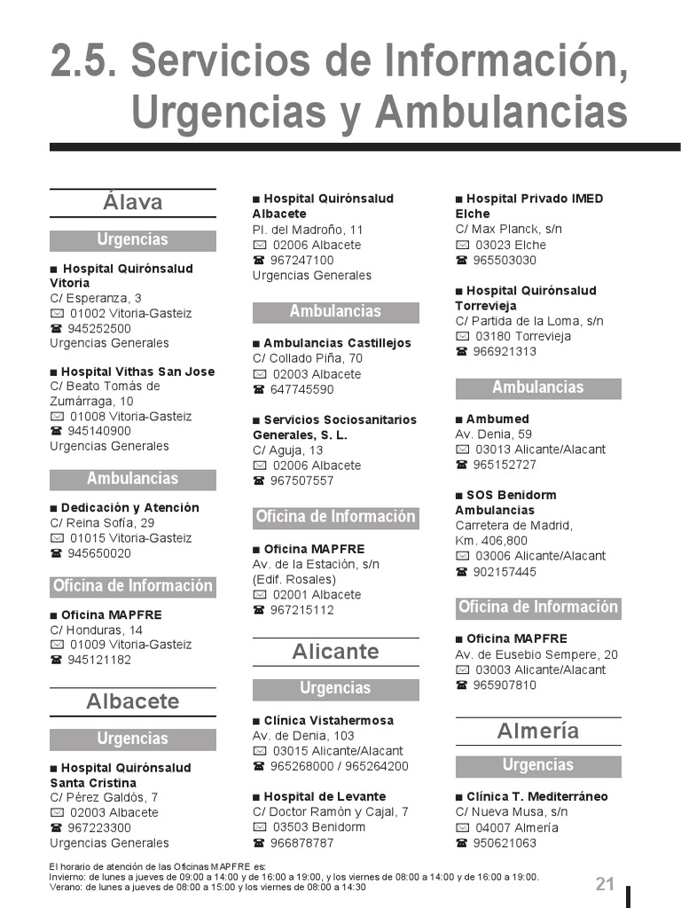 Servicios Informacion | PDF | Españoles