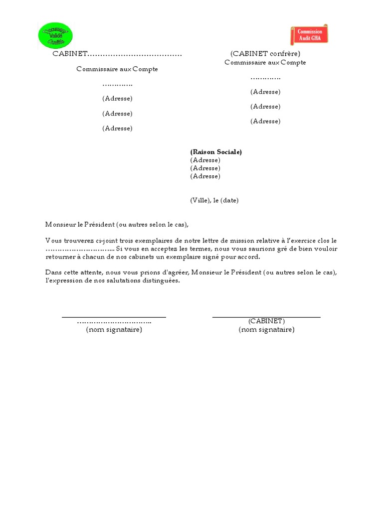 Modèle de lettre de transmission document | PDF