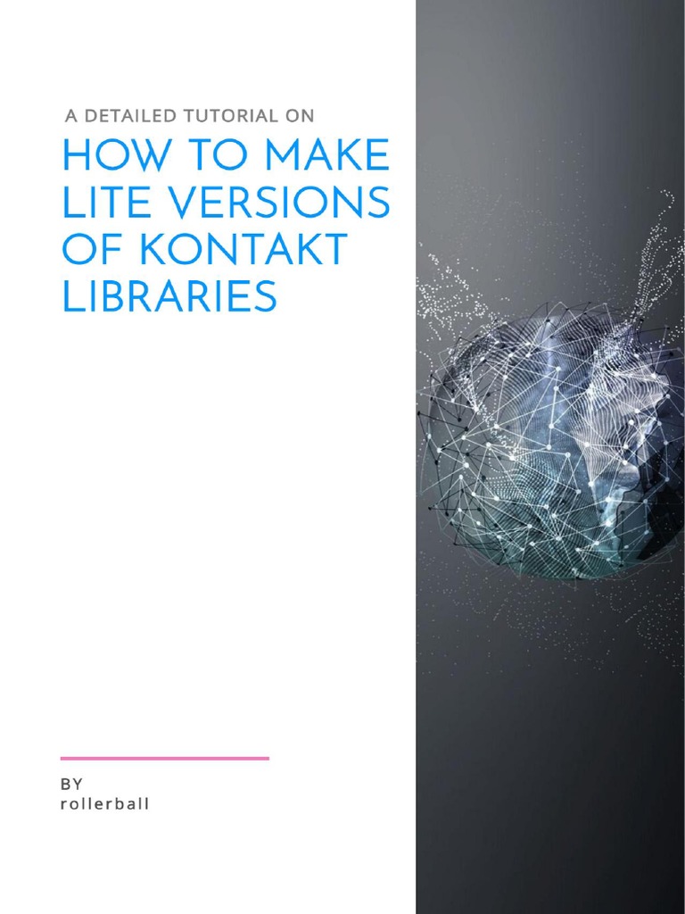 Create Lite KONTAKT Libraries Guide | PDF | Computer File | Directory ...