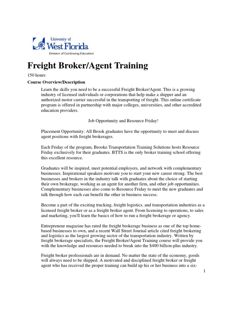 Freight Broker Agent Training | PDF | Cargo | Broker