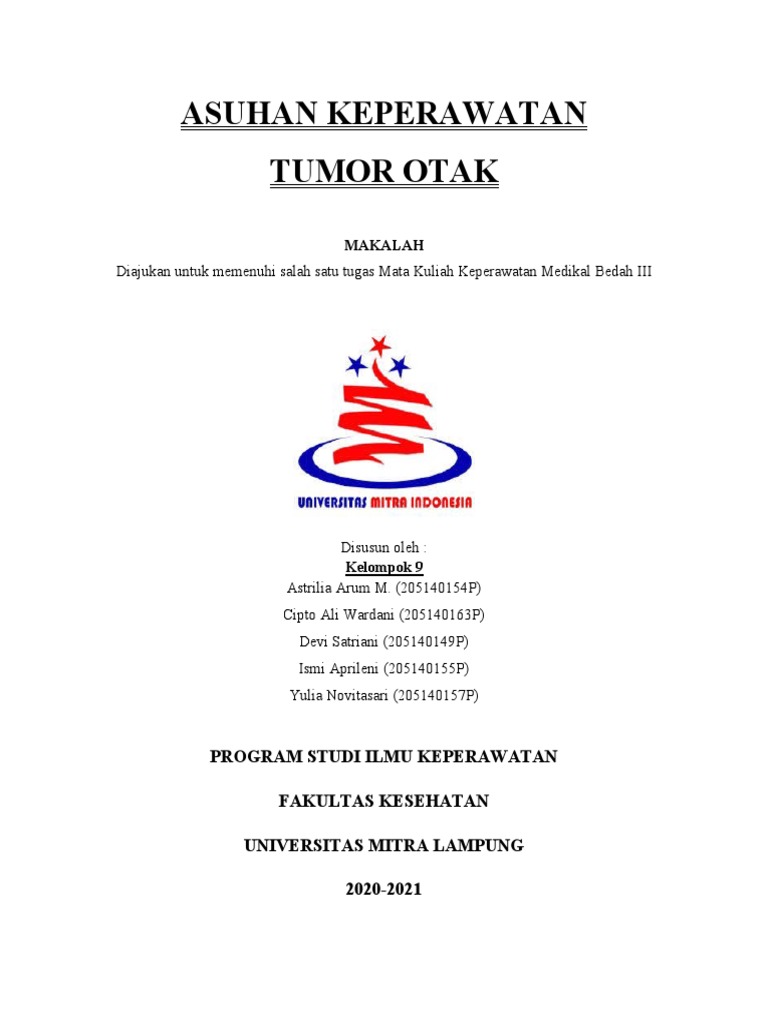 Asuhan Keperawatan Tumor Otak | PDF