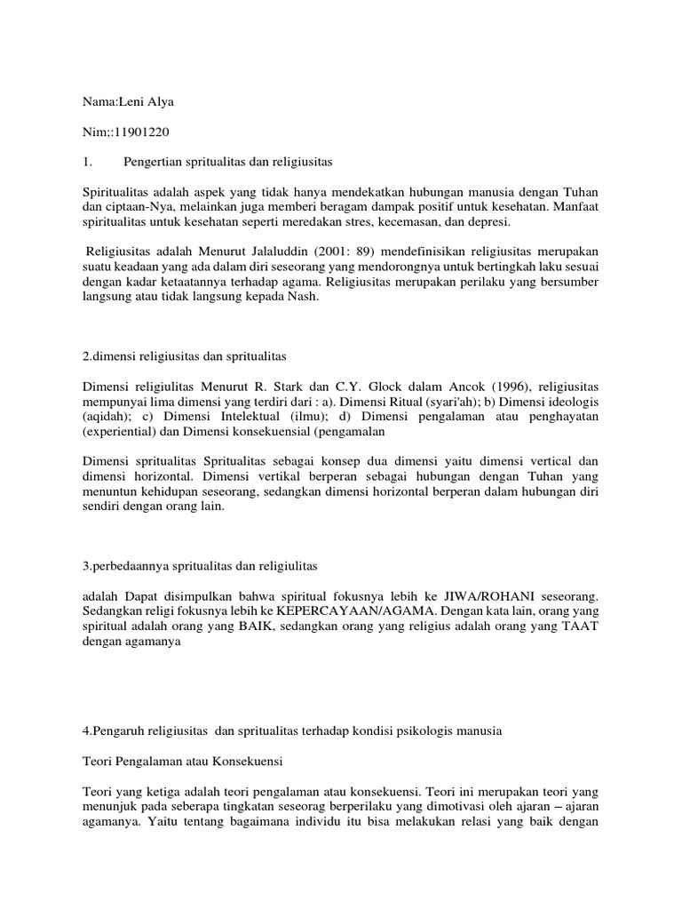 Psikolog4 11901220 Leni Alya | PDF