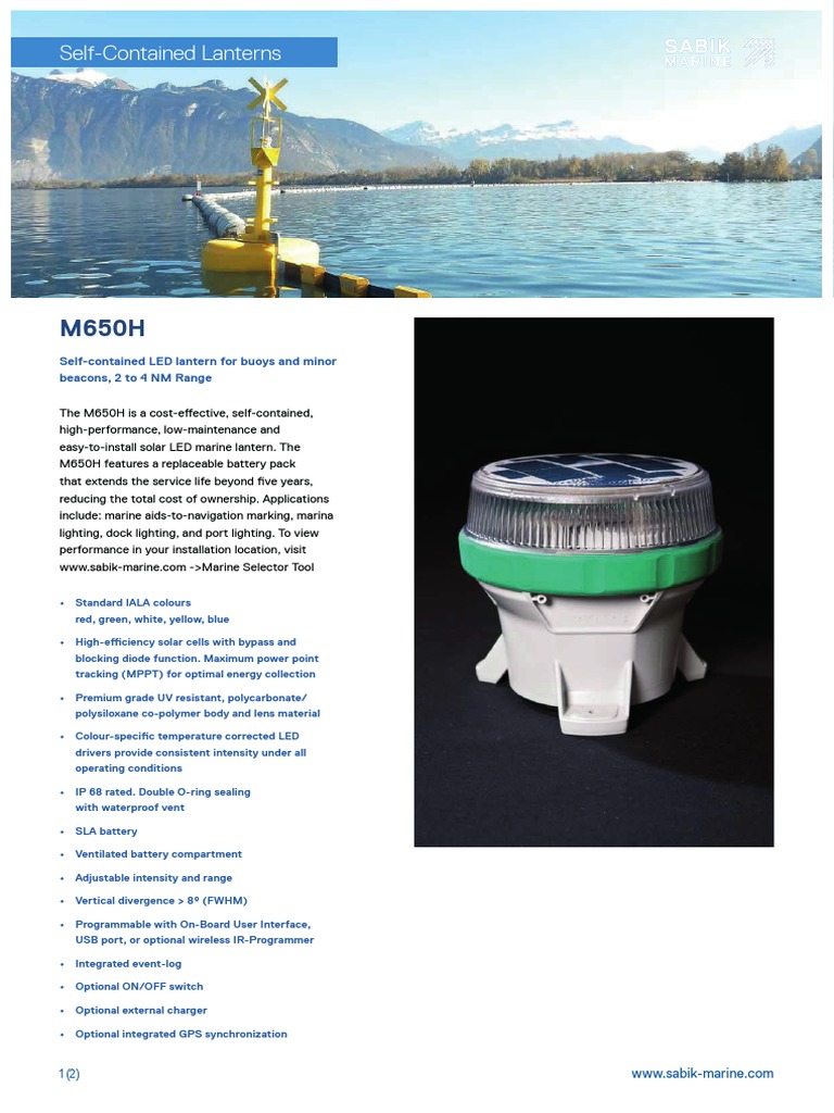 Self-Contained Lanterns: Self-Contained LED Lantern For Buoys and Minor ...