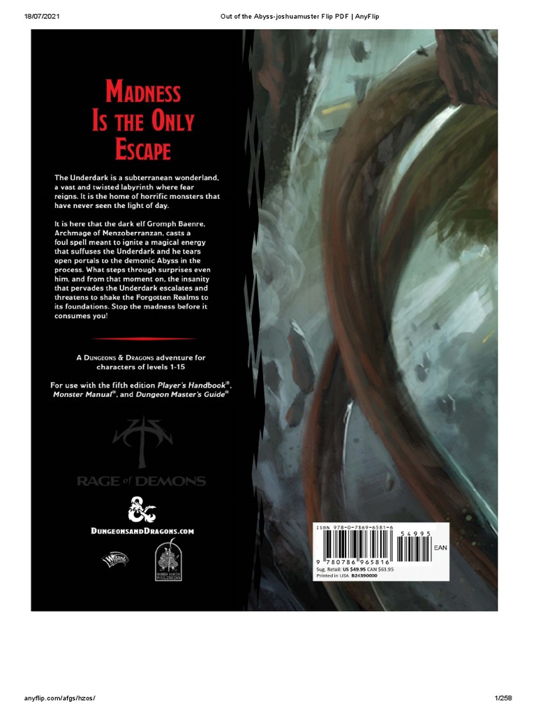 Out Of The Abyss Flip Pdf Guide Pdf