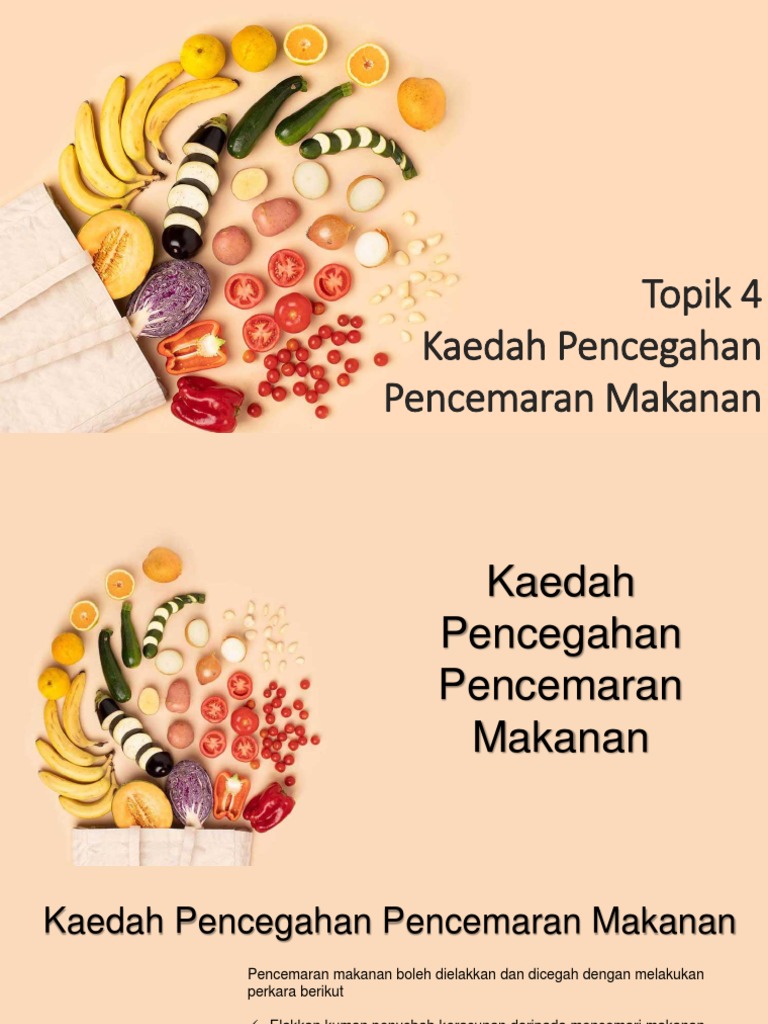 Food Safety Topik 4 | PDF