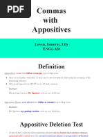 Appositives and Appositive Phrases - Worksheet | PDF | Language Mechanics | Syntax