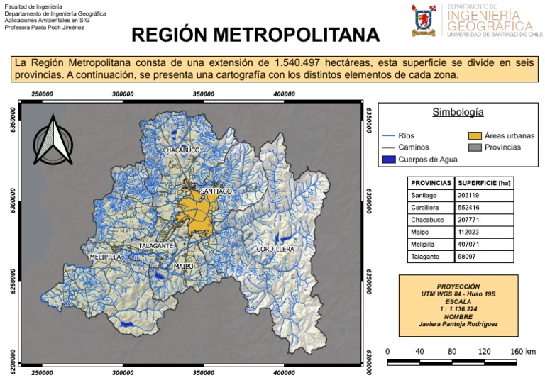 Mapa Región Metropolitana | PDF