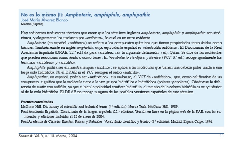 ANFOTERISMO | Descargar gratis PDF | Polaridad química | Química