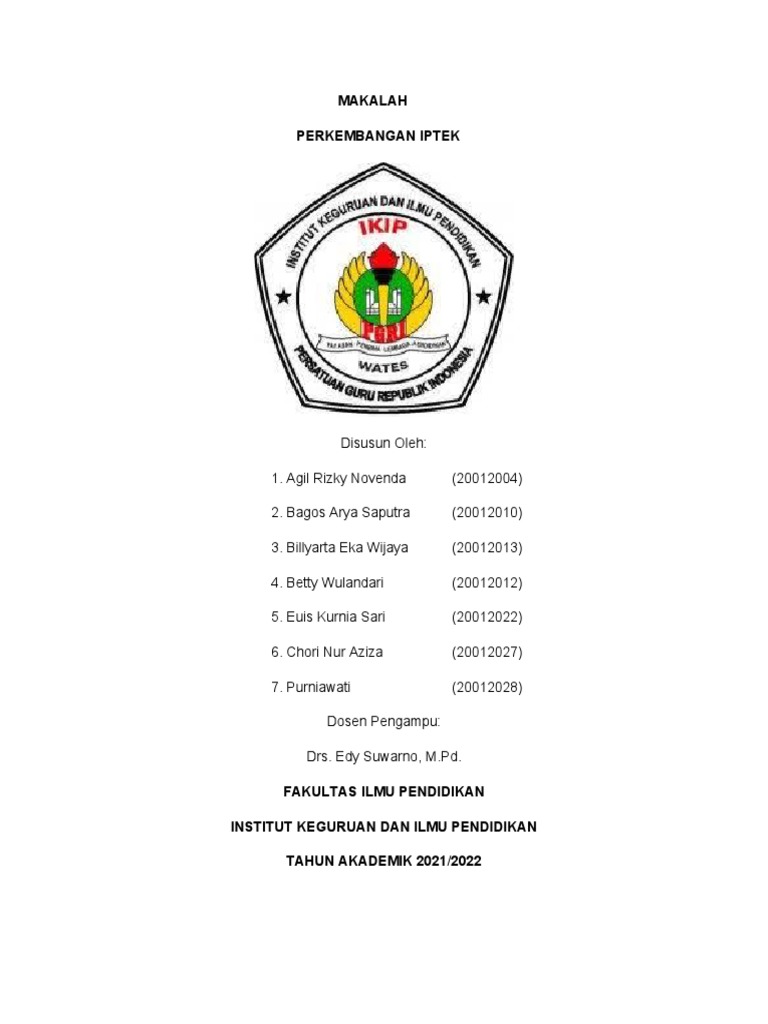 Perkembangan IPTEK dan Globalisasi | PDF | Karier & Perkembangan | Ilmu Sosial
