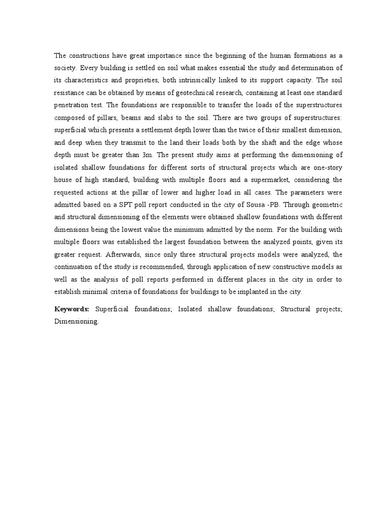 Abstract Civil Engineering | PDF