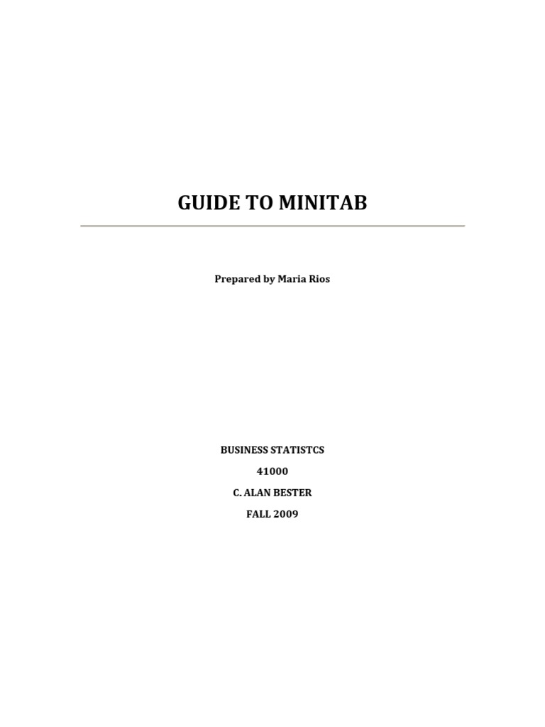 Minitab Guide Pdf Microsoft Excel Command Line Interface