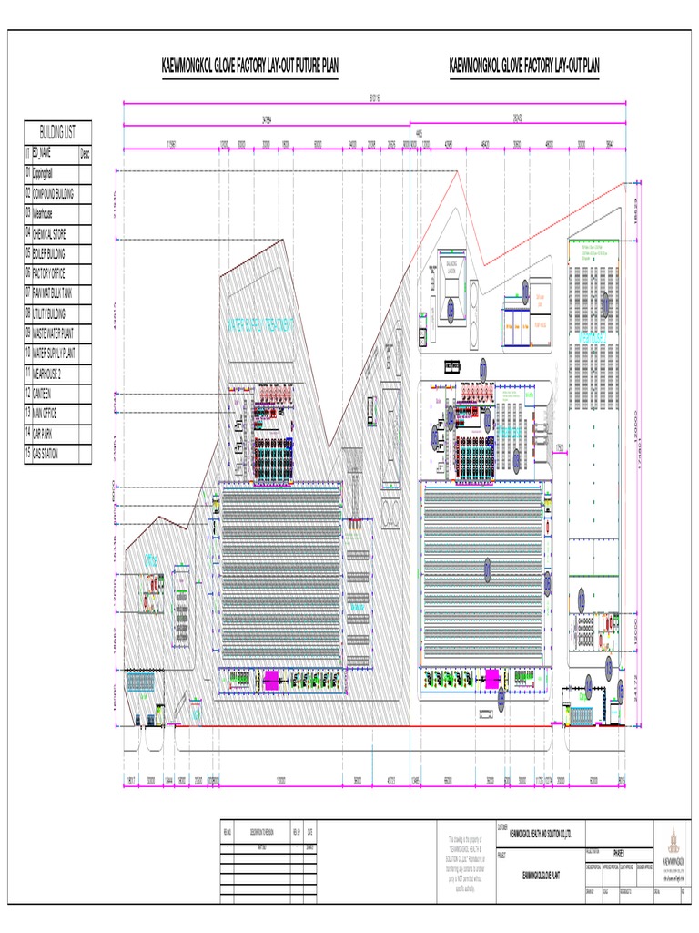 Kaewmongkol Glove Factory Lay-Out Plan Kaewmongkol Glove Factory Lay ...