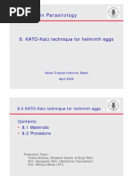 Kato Katz Technique | PDF