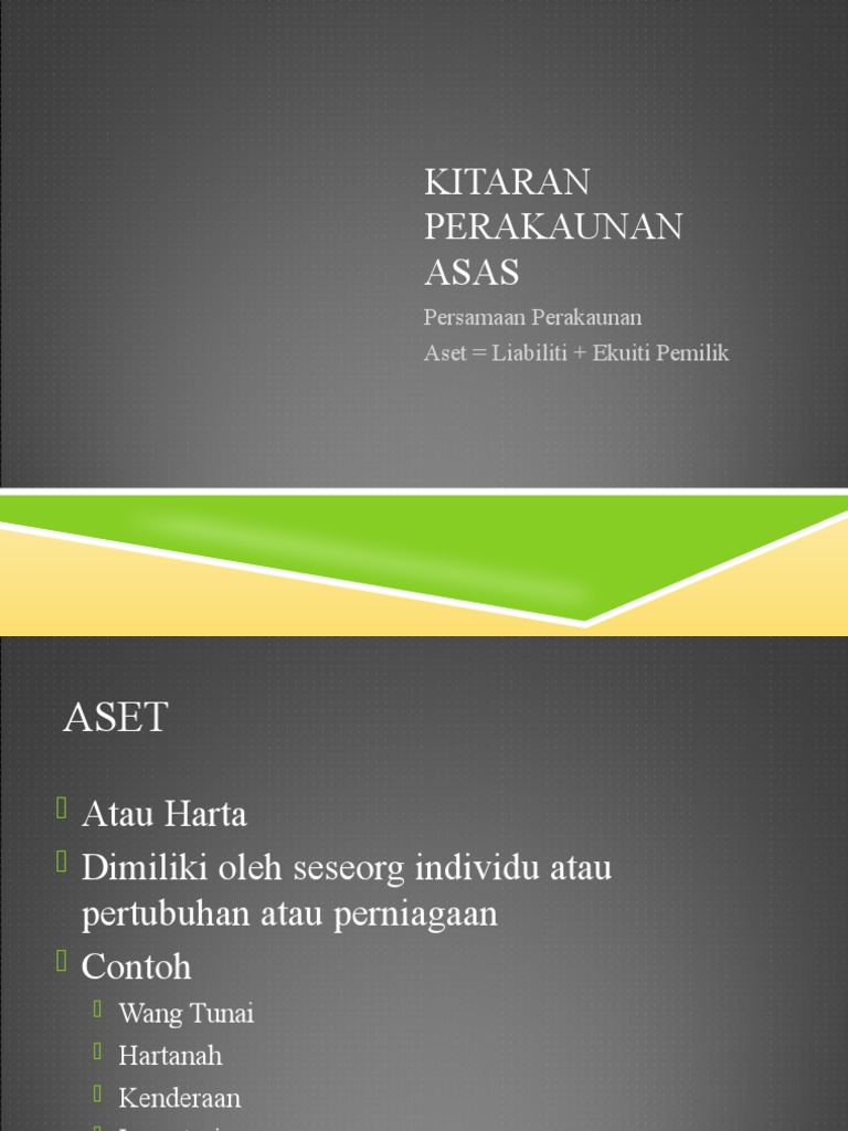 2.1 & 2.2 Kitaran Perakaunan Asas | PDF