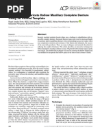 A Definitive Mandibular Guide Flange Prosthesis Following ...