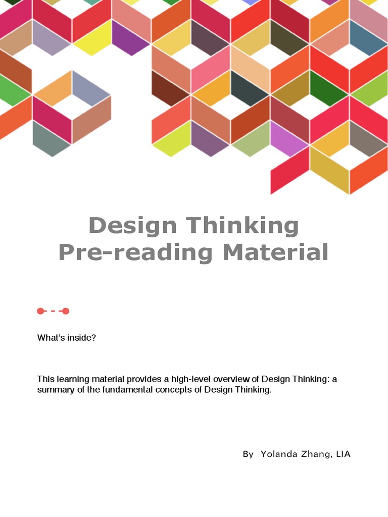 Deloitte CN MMP Pre Reading Design Thinking Participant Fy19 en 181106 ...