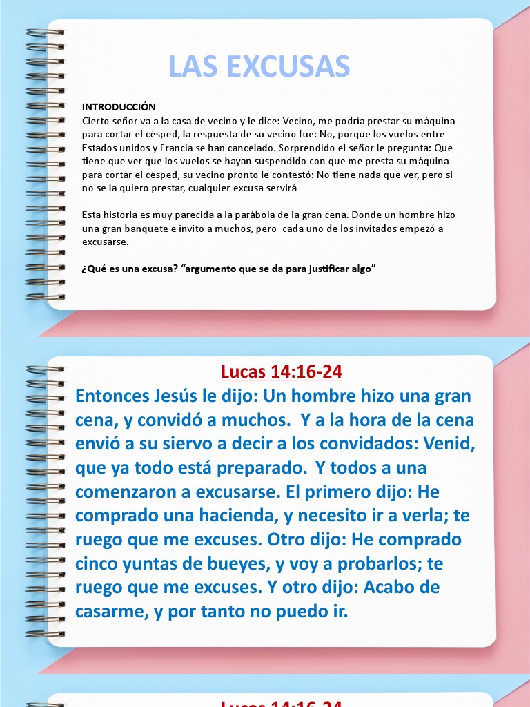 Las Excusas | PDF | Moisés