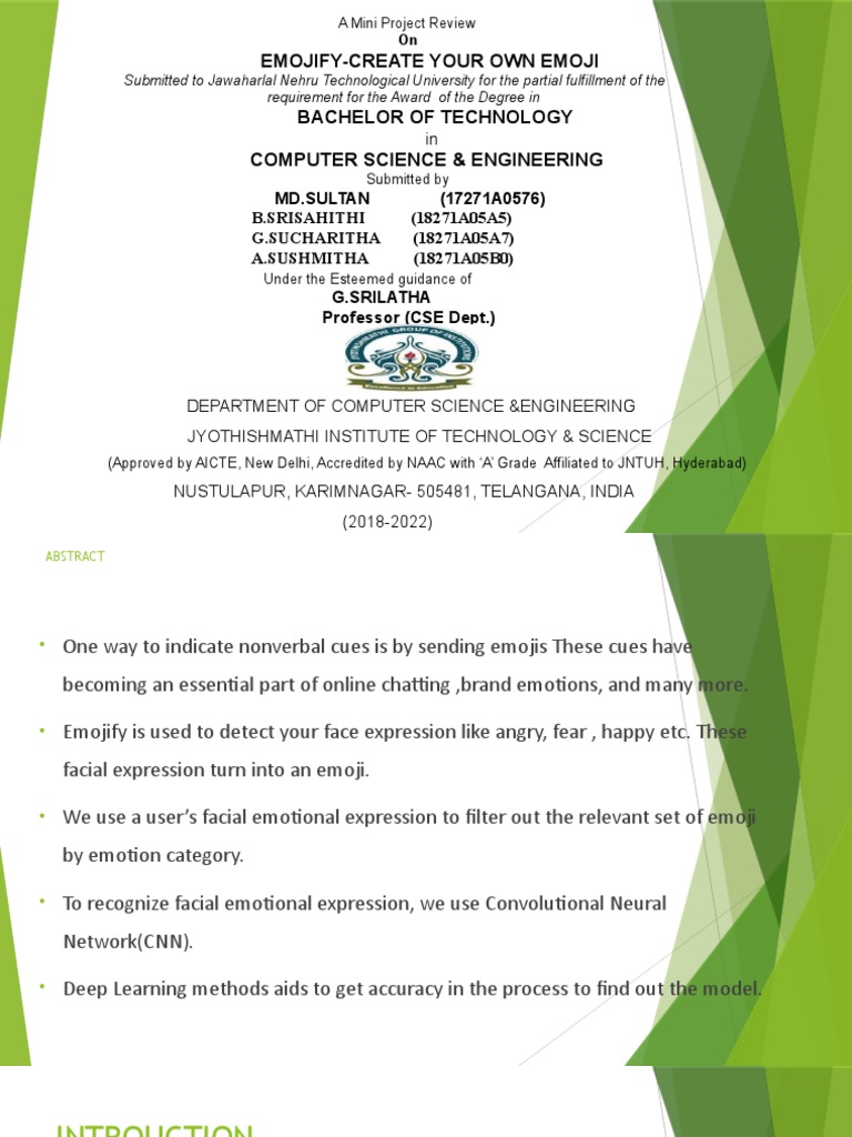 Emojify-Create Your Own Emoji Review - 123 | PDF | Systems Science | Cognitive Science