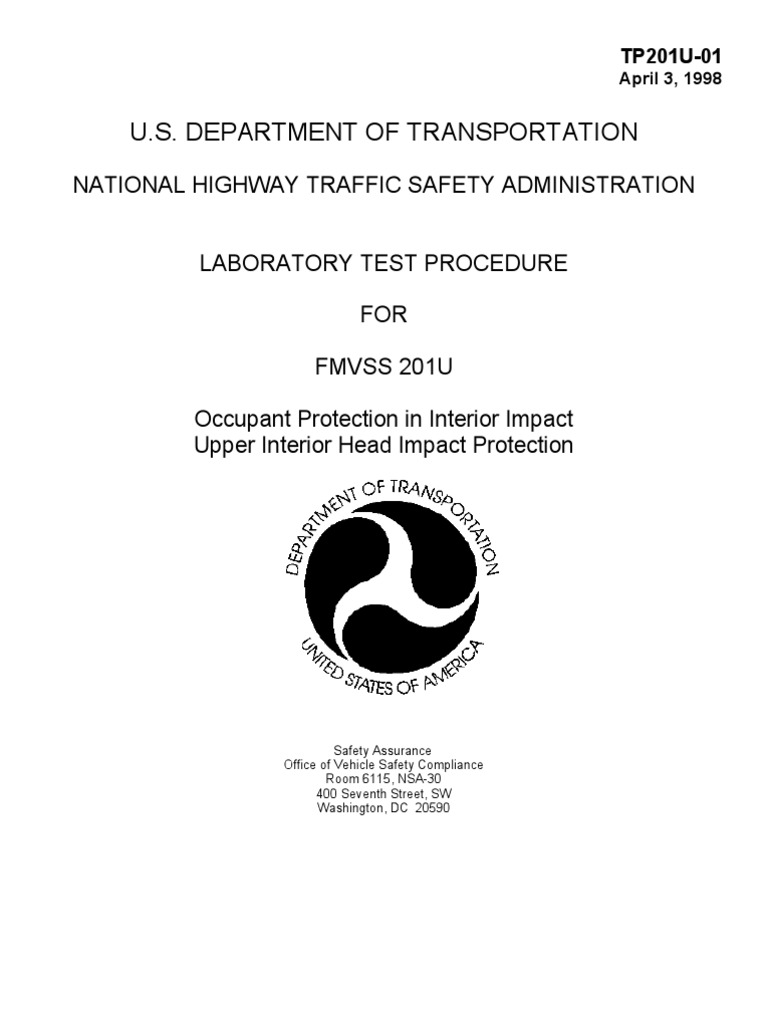 TP 201U 1a | PDF | Calibration | National Highway Traffic Safety ...