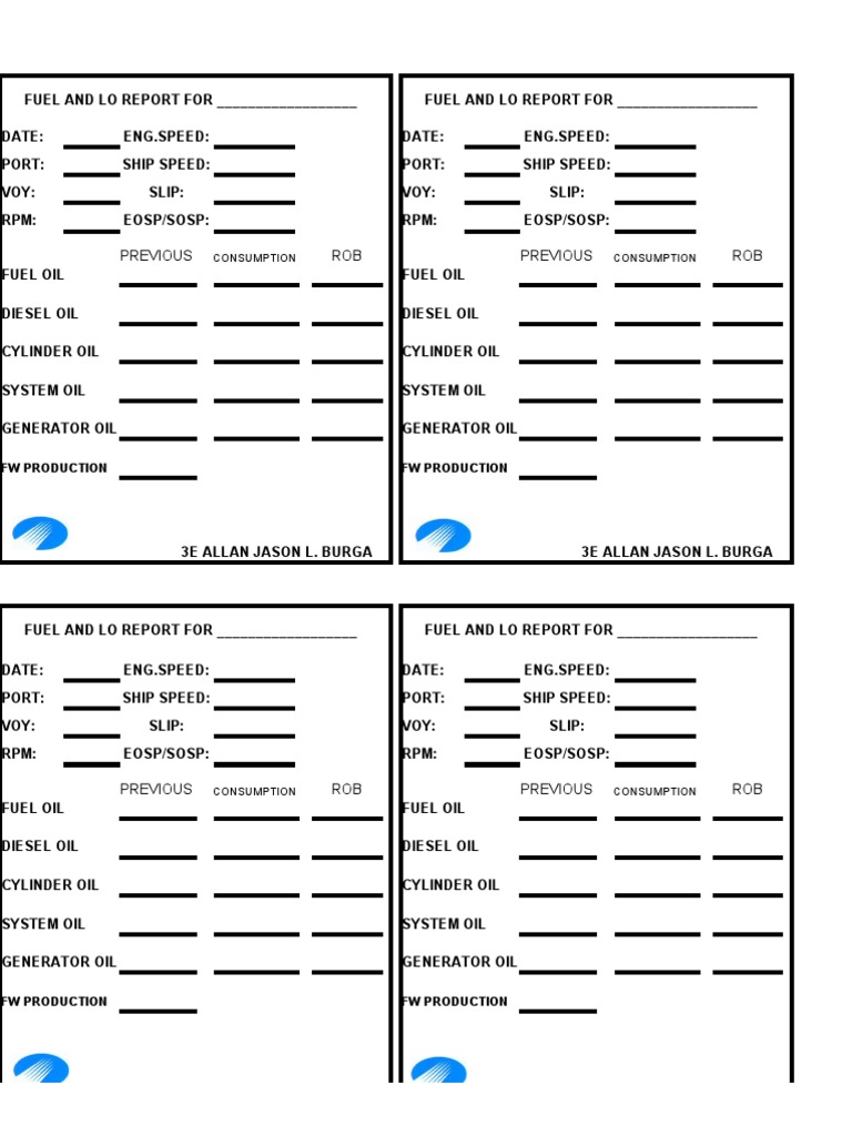 Ce Noon Arrival Departure Report Format