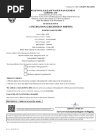 Cargo Ship Safety Construction Certificate | PDF