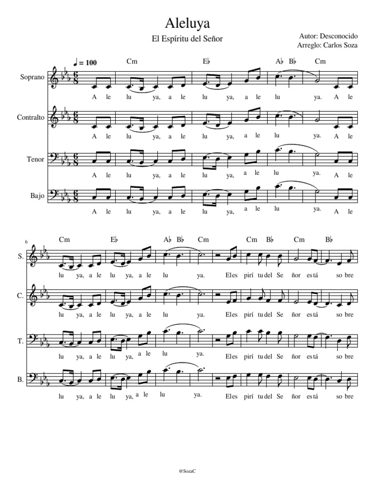 Aleluya CM Soza | PDF