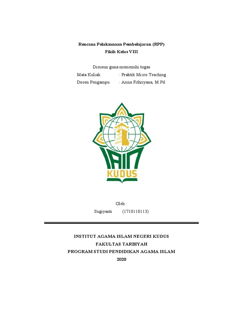 RPP Micro Teaching 1 | PDF