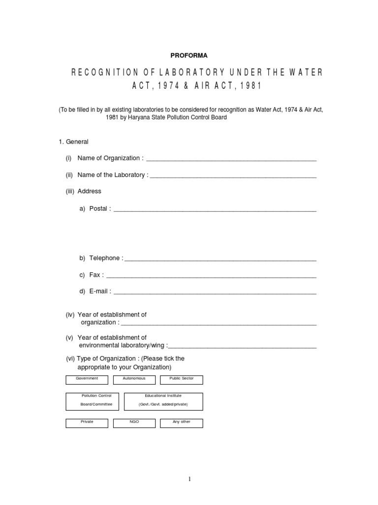 Lab Application Form | PDF | Nitrogen | Oxide