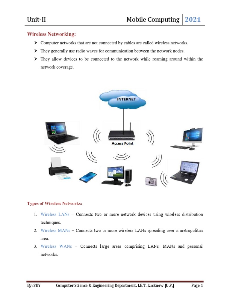 Wireless Networking | PDF | Wireless Lan | Computer Network