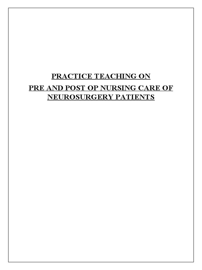 Case Study On Head Injury | PDF | Surgery | Cerebrospinal Fluid