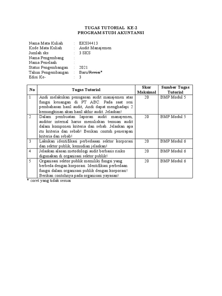 Tugas Tutorial 2 | PDF