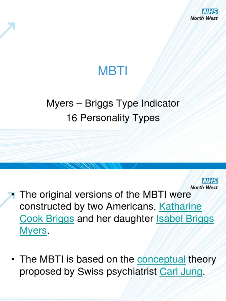 Myers - Briggs Type Indicator 16 Personality Types | Pdf | Behavioural 