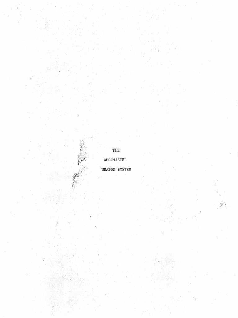 Bushmaster Rifle and Arm Pistol Manual and Exploded Parts Diagram | PDF