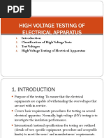 High Voltage Test Procedures | PDF | Insulator (Electricity ...