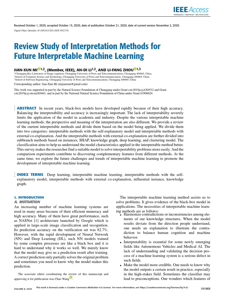 Review IML 2020 | Download Free PDF | Machine Learning | Deep Learning