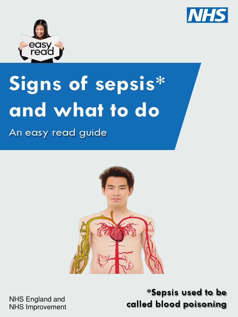 Easy Read Signs of Sepsis and What To Do | PDF