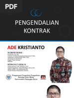 Pengendalian Pelaksanaan Kontrak - Standar 2025 | PDF