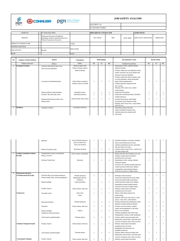 JSA Borepile (CP-17) | PDF