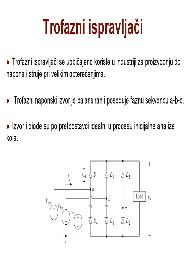 Trofazni Ispravljaci | PDF