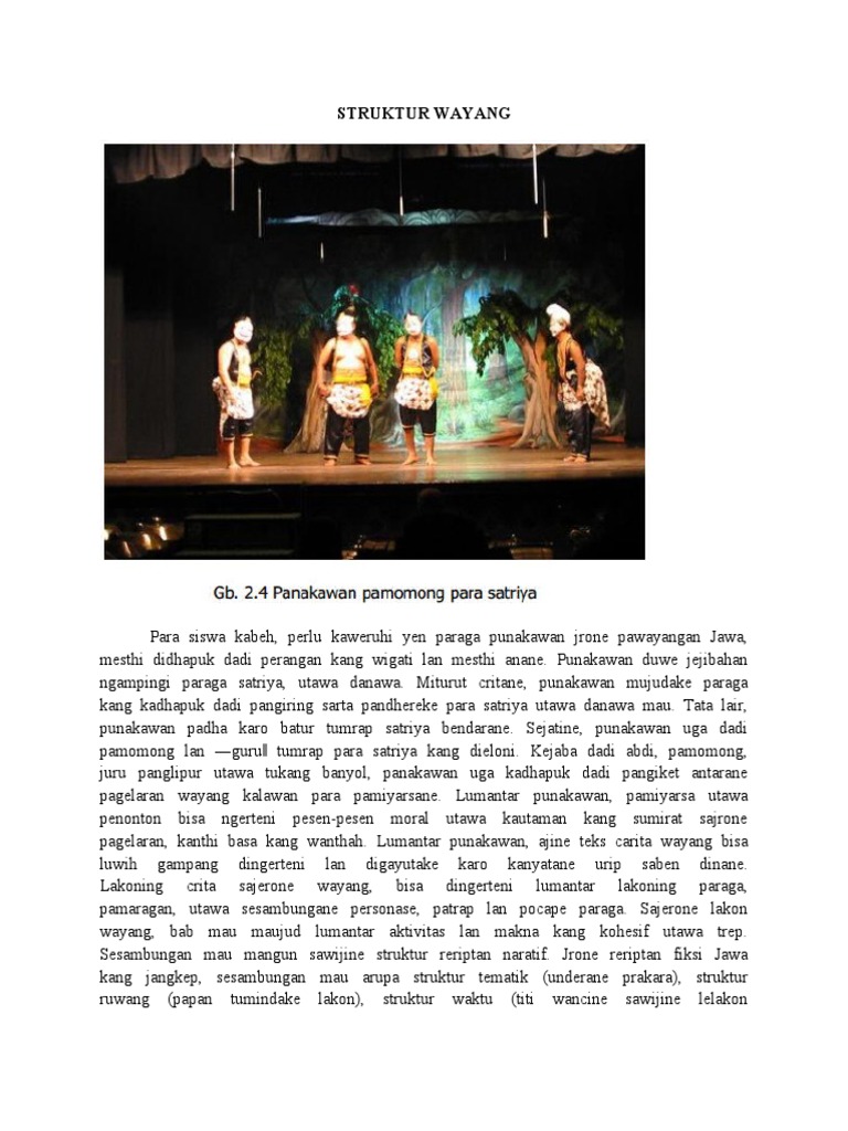 Materi Wayang 1 | PDF