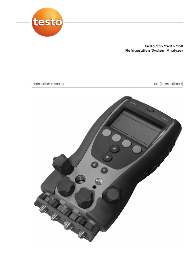 Testo 556 560 - Manual | PDF | Calibration | Vacuum