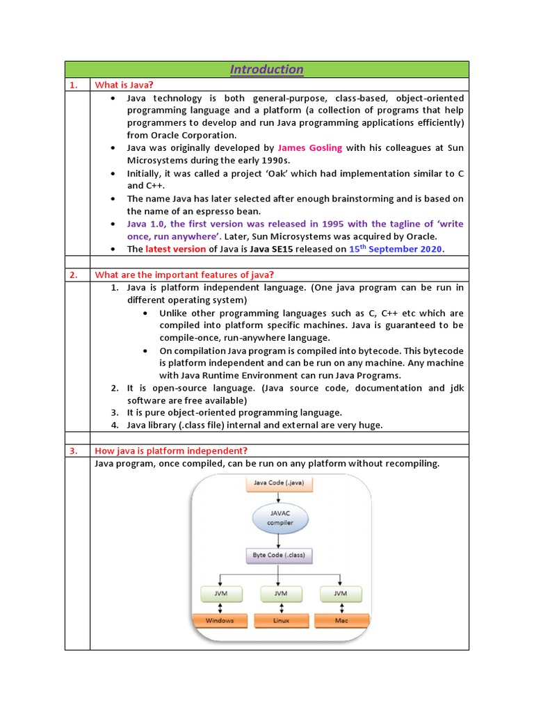 Core Java Qa Pdf Programming Constructor Object Oriented Programming 3462