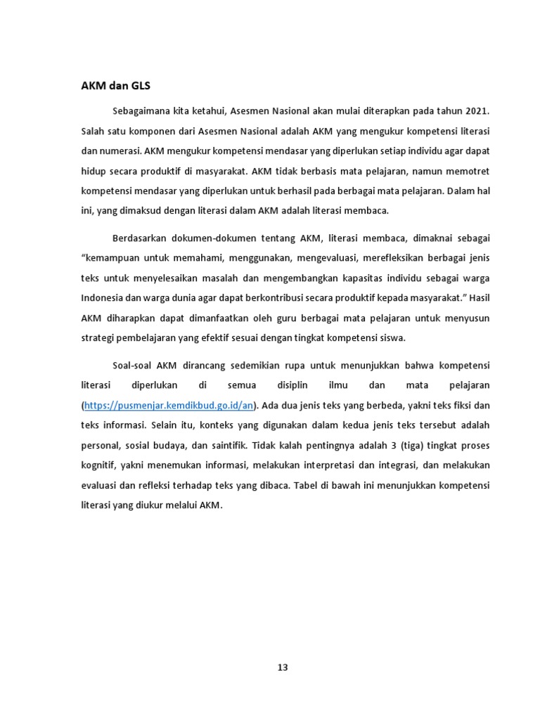 AKM Dan GLS | PDF
