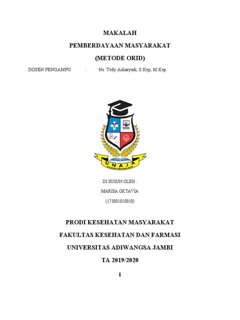 Metode ORID dalam Pemberdayaan Masyarakat | PDF