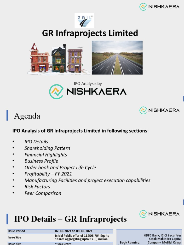 GR Infraprojects Limited: IPO Analysis by | PDF | Initial Public ...