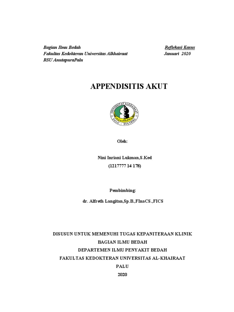 Refka Appendisitis Akut | PDF