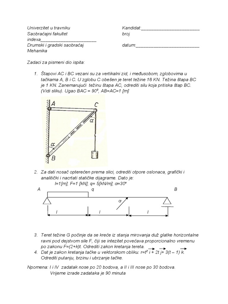 Mehanika | PDF