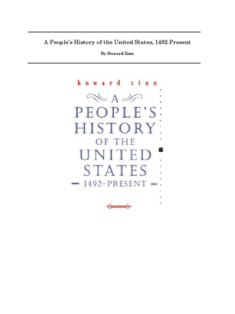 Peoples History Zinn 1980 | PDF