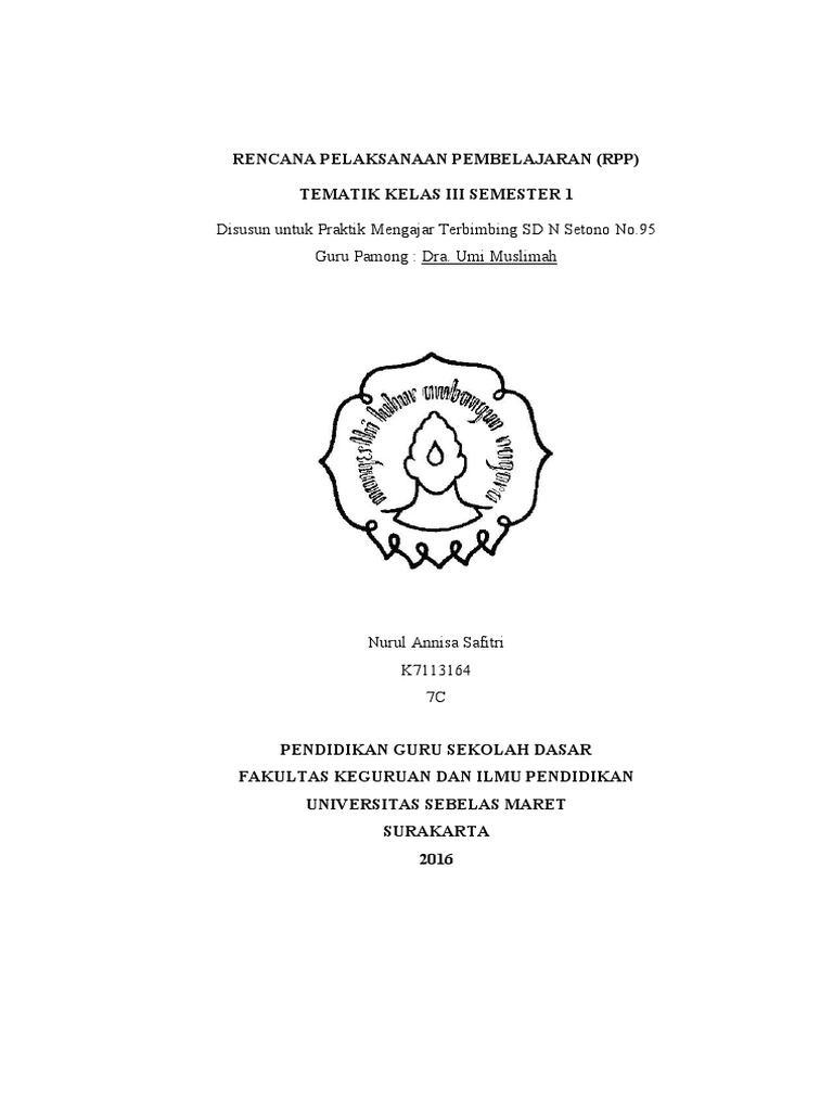 RPP Kelas 3 SD Ips | PDF