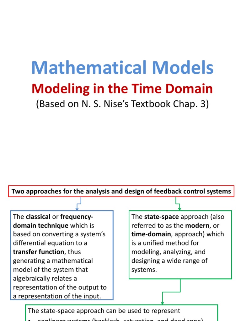 Chap-3 Time Domain Model | PDF | Equations | Vector Space